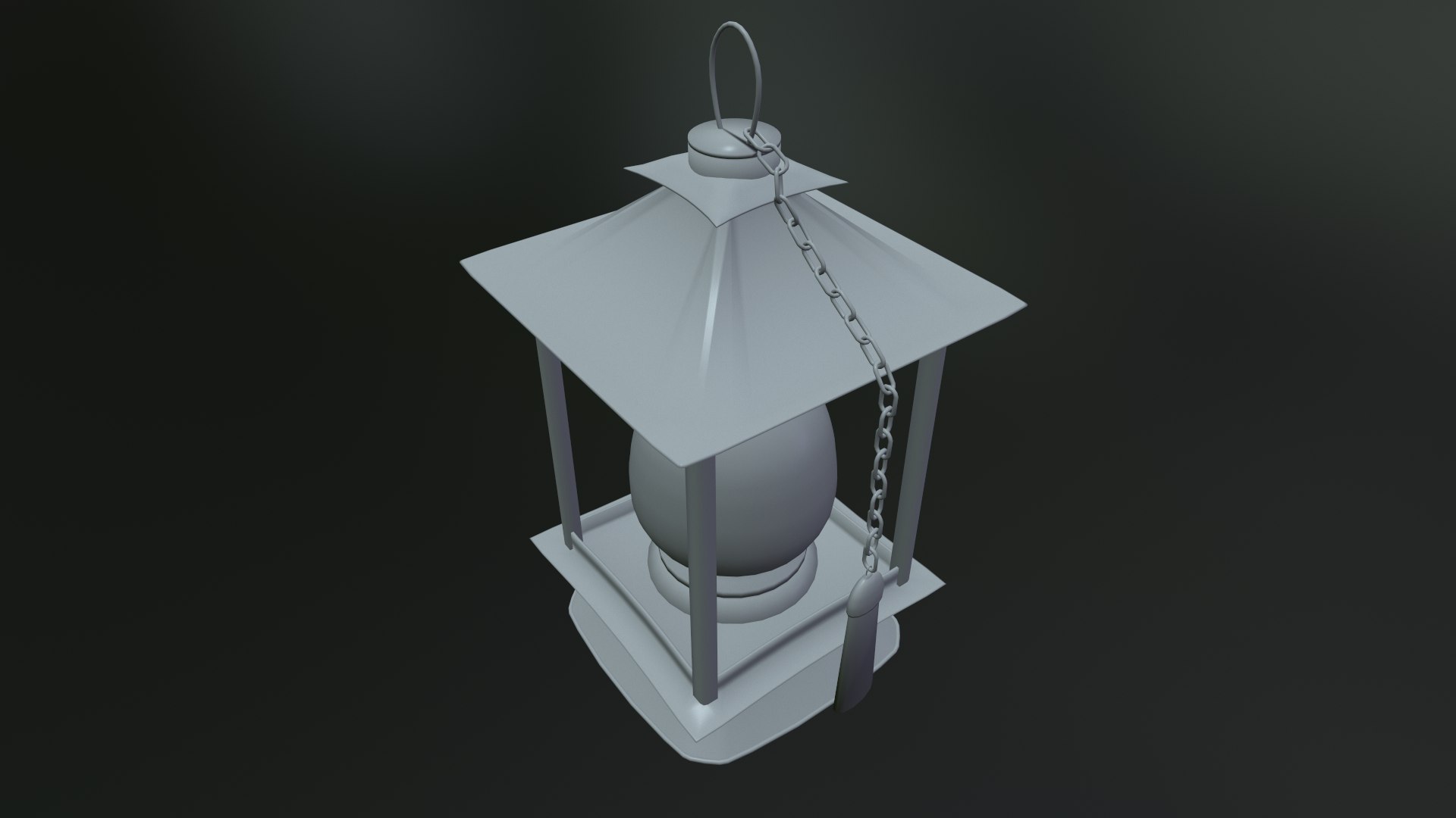 3D Old Stylized Asian Lantern - TurboSquid 2038819