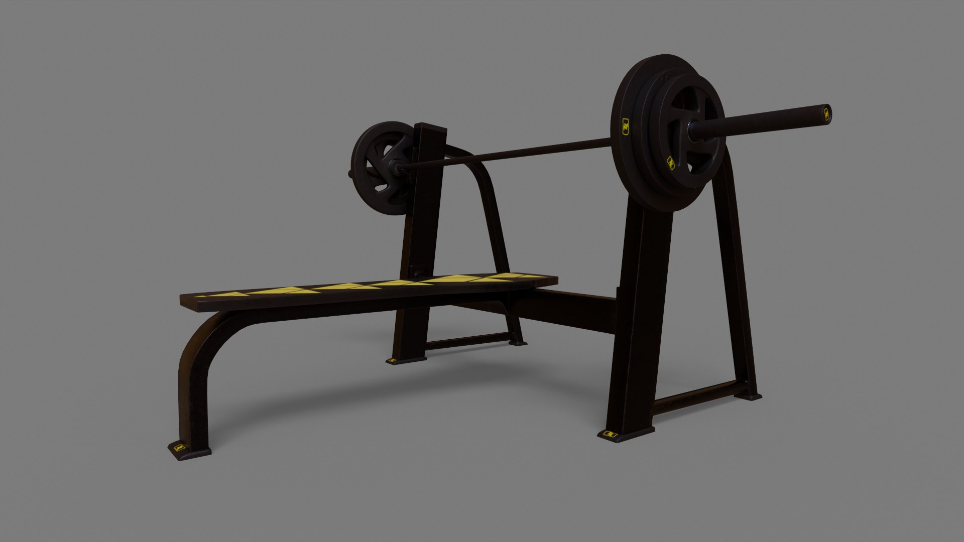 3D Bench Press - TurboSquid 1836608