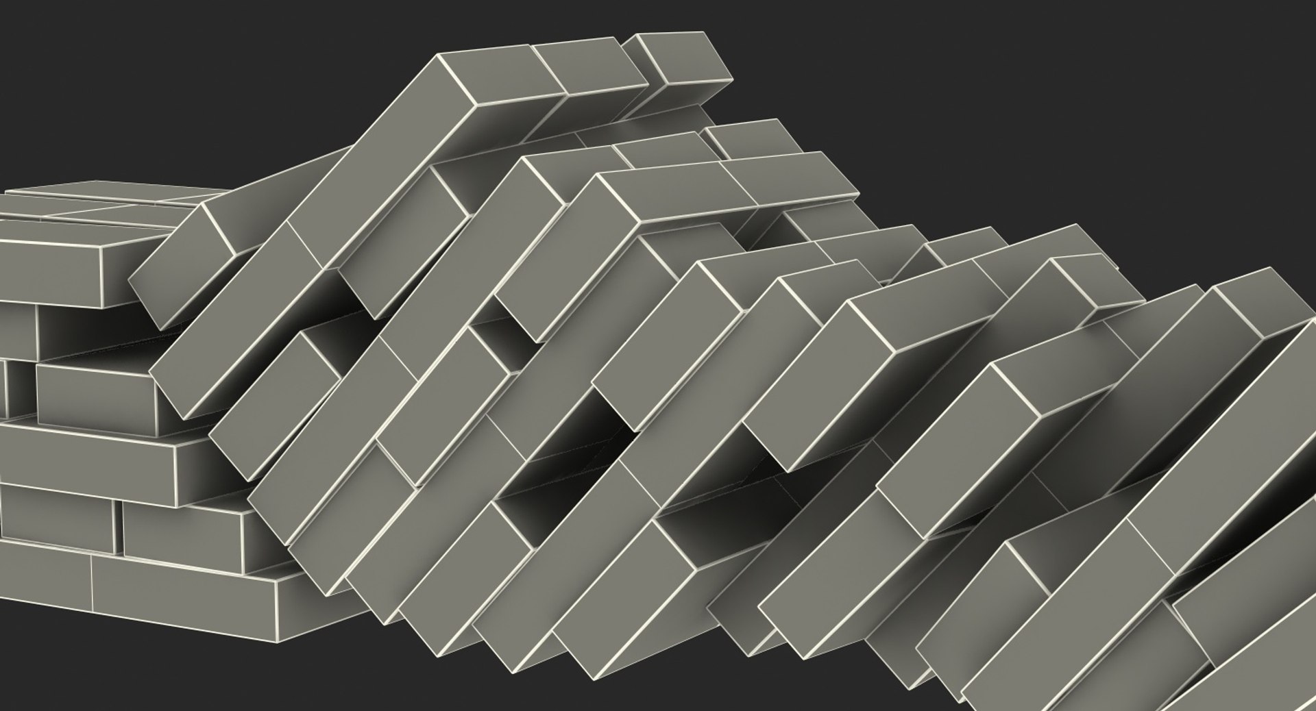 3D Jenga Bricks Gaming Model - TurboSquid 1426283