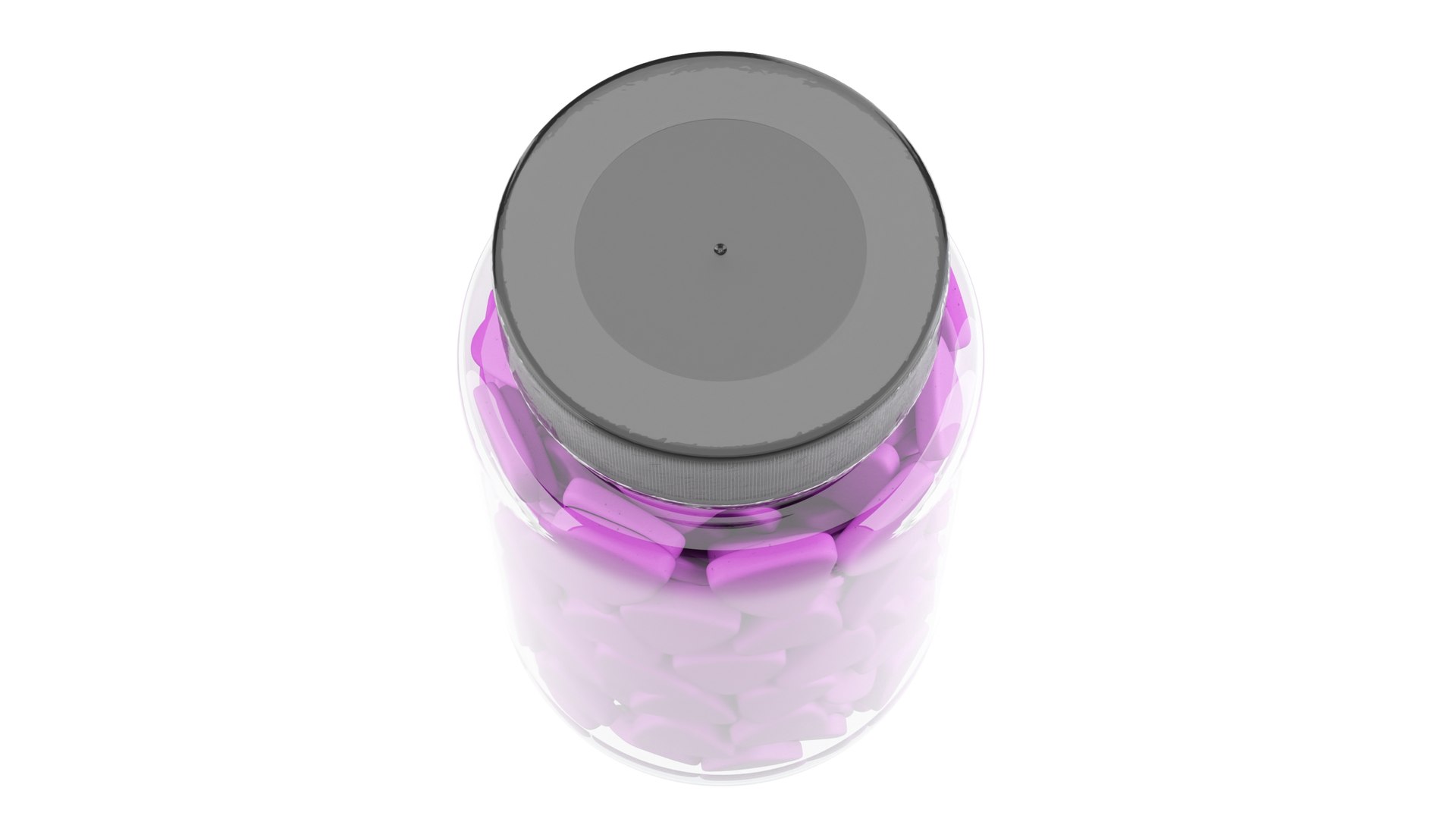 Glass Jar with Pills 3D model - TurboSquid 2152139