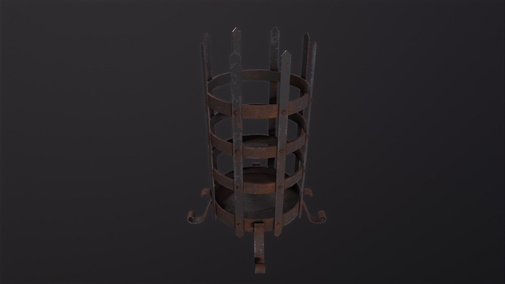 3D Dungeon Brazier Model - TurboSquid 2104096