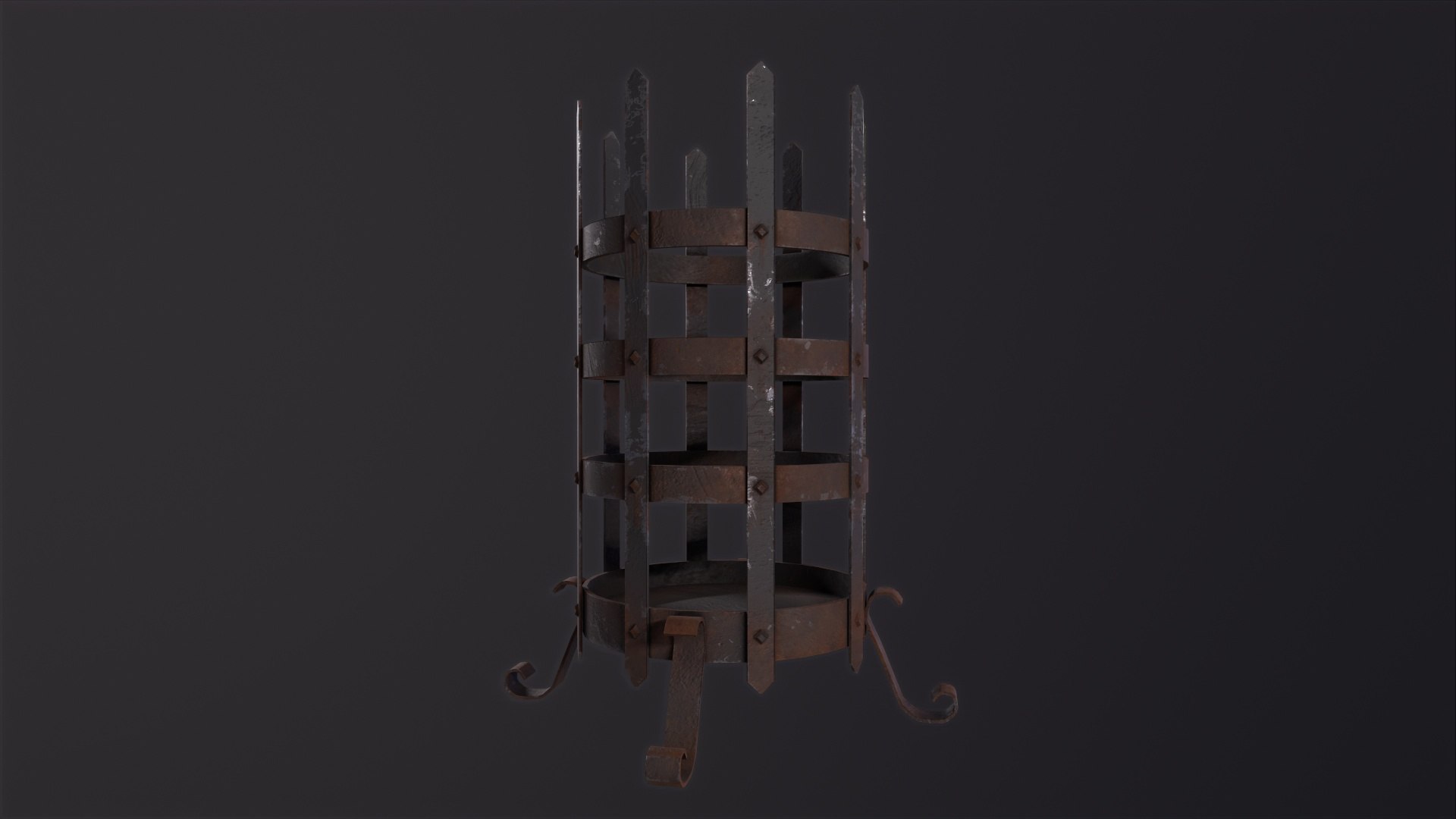 3D Dungeon Brazier Model - TurboSquid 2104096