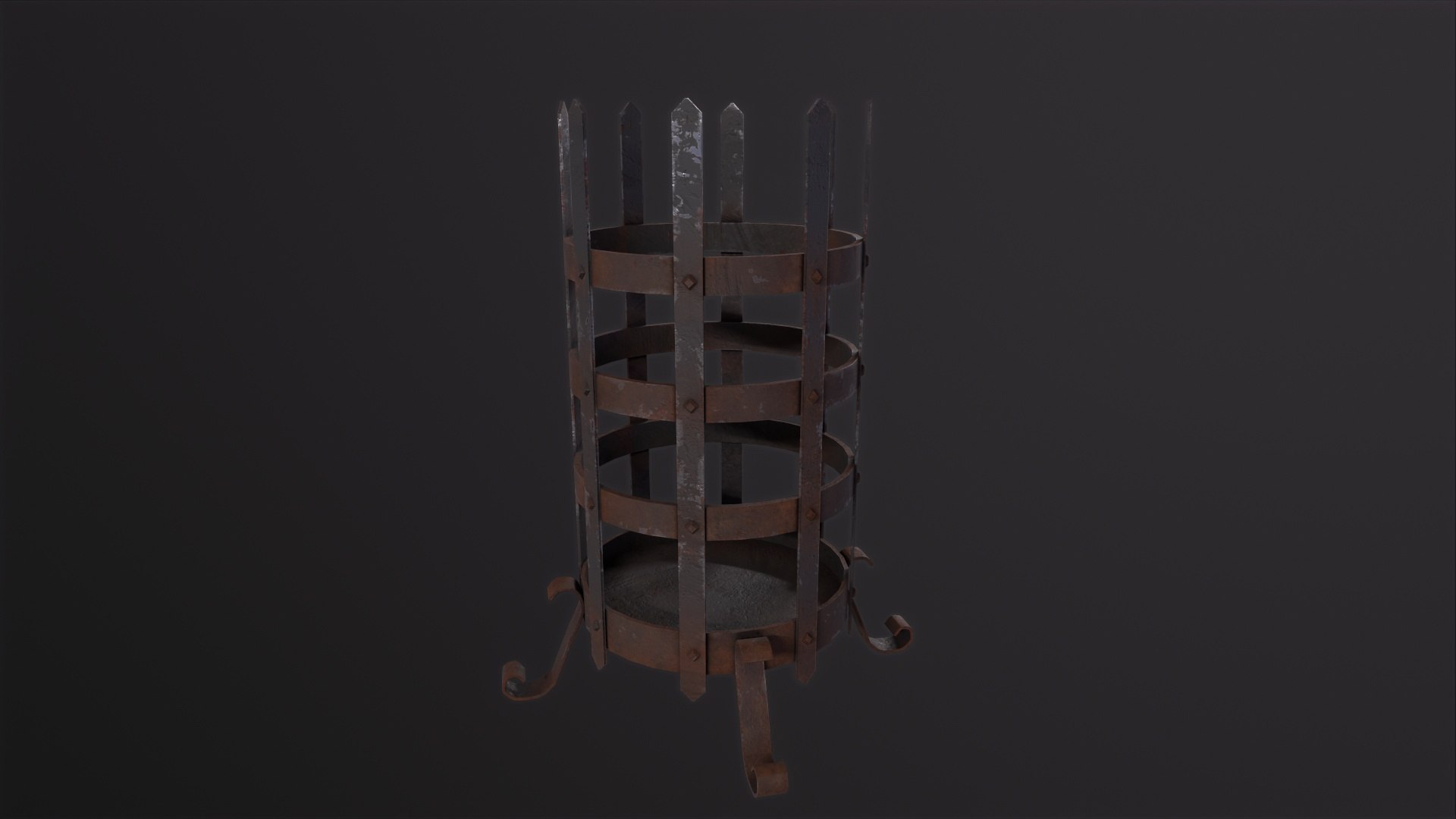 3D Dungeon Brazier Model - TurboSquid 2104096
