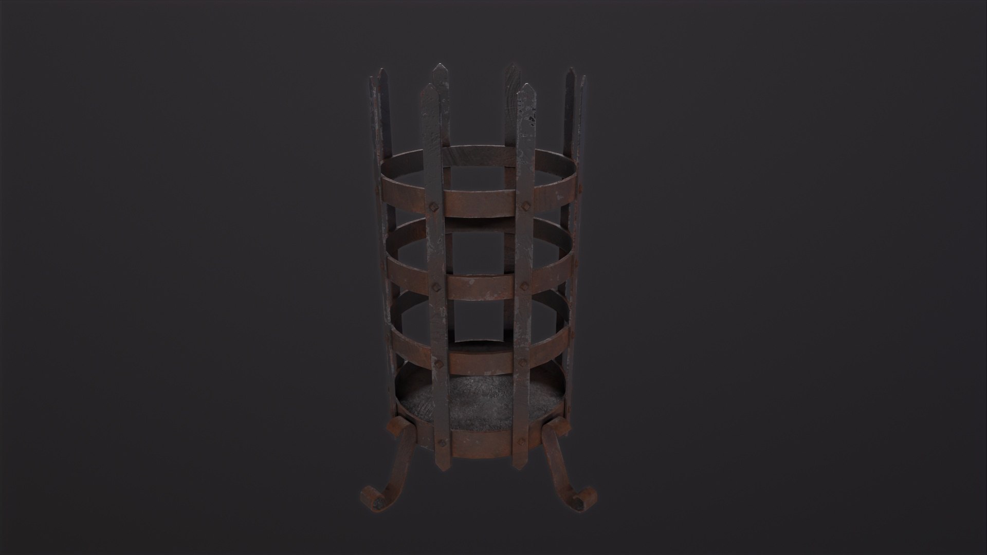 3D Dungeon Brazier Model - TurboSquid 2104096