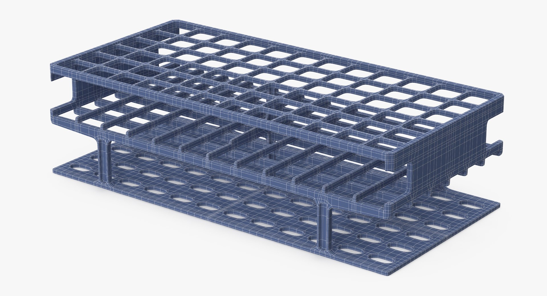 3d Model Test Tube Rack