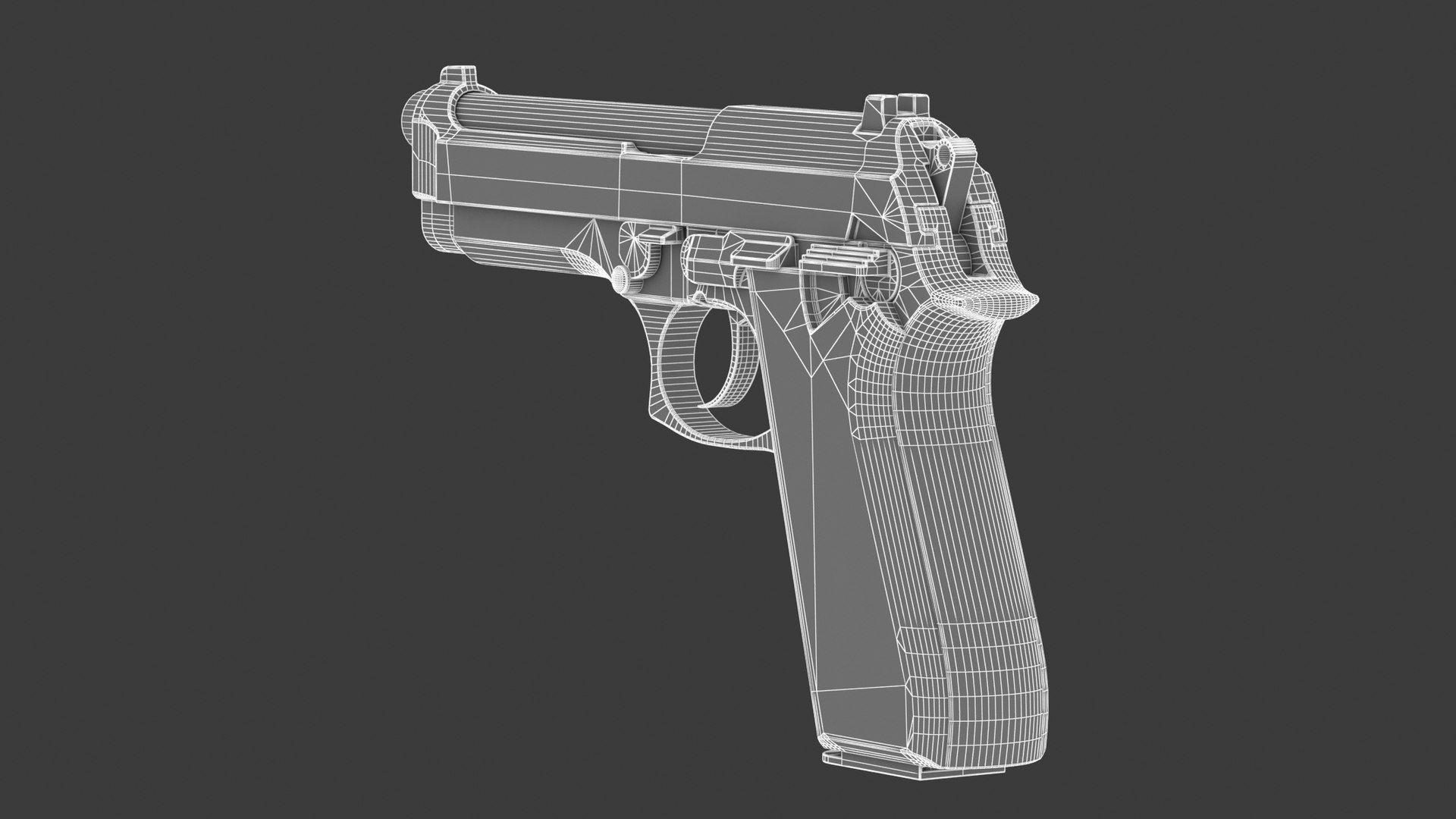 Taurus PT92 Low Poly Model - TurboSquid 1902544