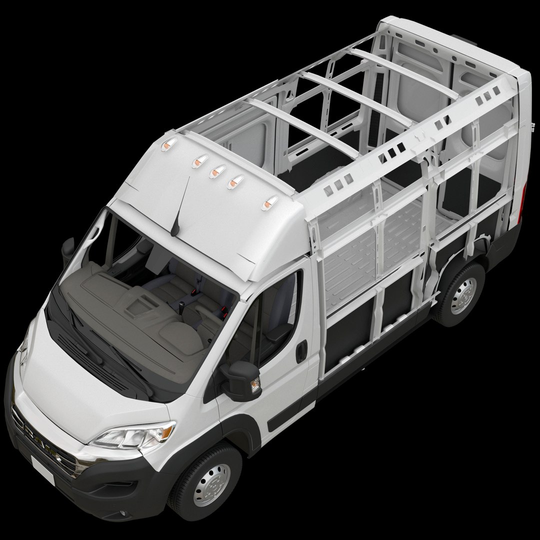 2024 Ram ProMaster L2H2 136 HR Detailed Interior 3D Model - TurboSquid ...