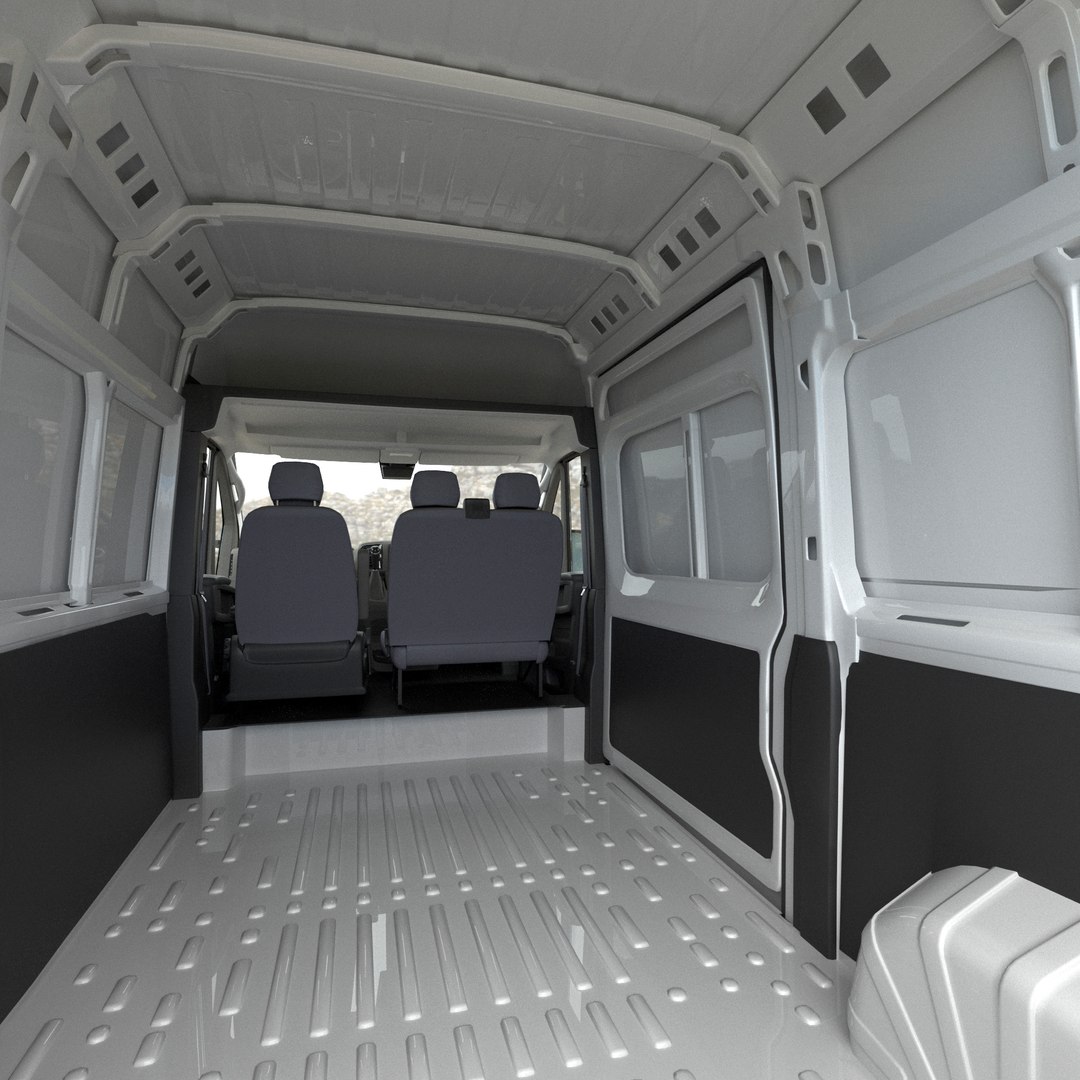 2024 Ram ProMaster L2H2 136 HR Detailed Interior 3D Model - TurboSquid ...