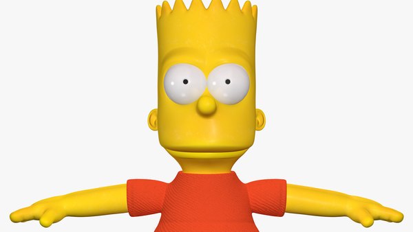 바트 심슨 캐릭터 8K 3D 모델 - TurboSquid 1755028