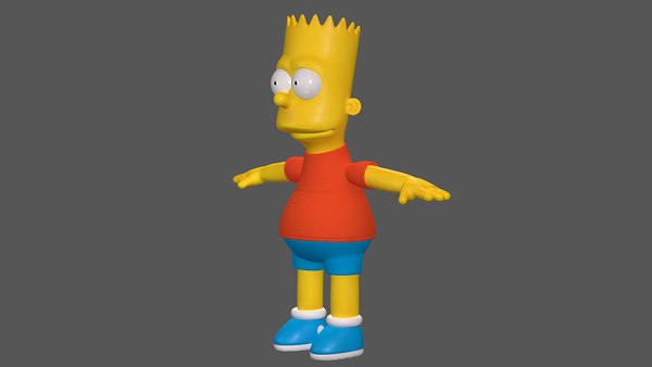 Bart Simpson Character 8K 3D model - TurboSquid 1755028