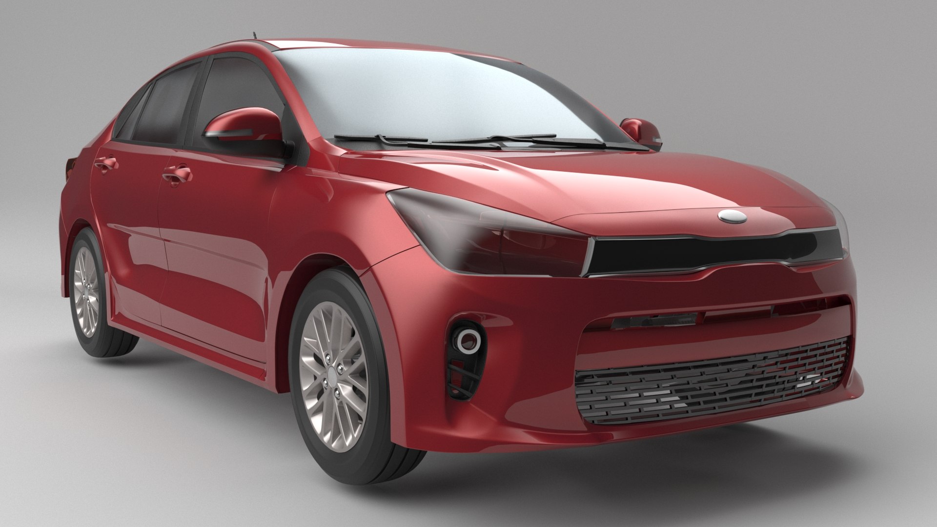Kia Rio Sedan 2018 Exterior Only Body And Chassis Model - TurboSquid ...