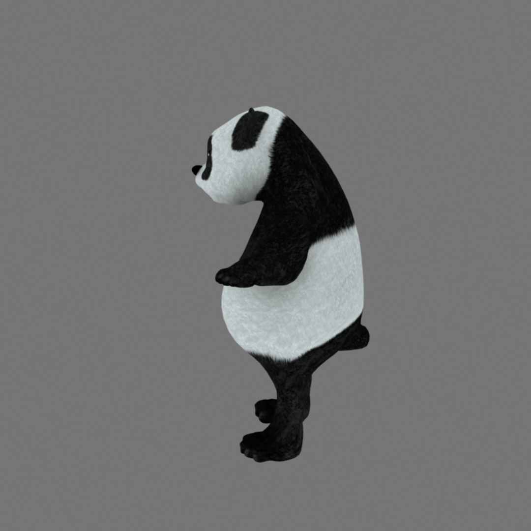 3d Rigged Panda