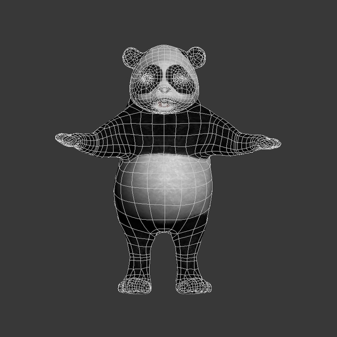 3d Rigged Panda