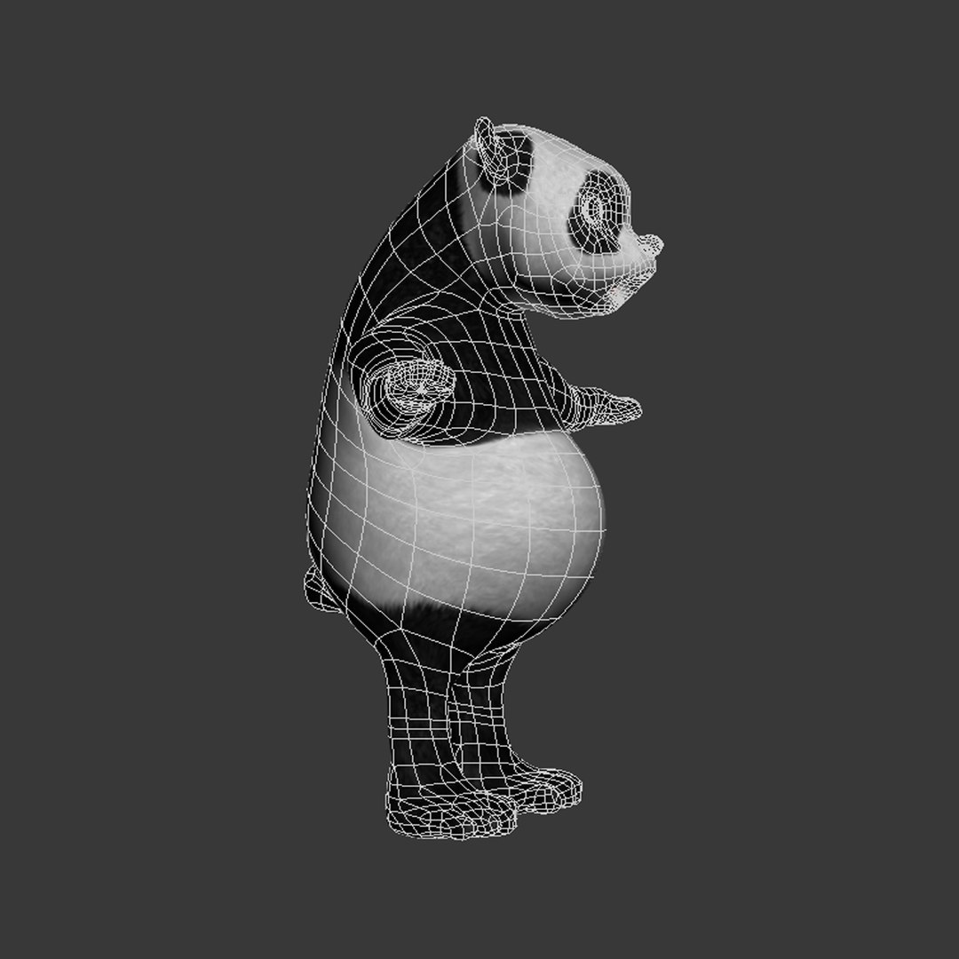 3d Rigged Panda