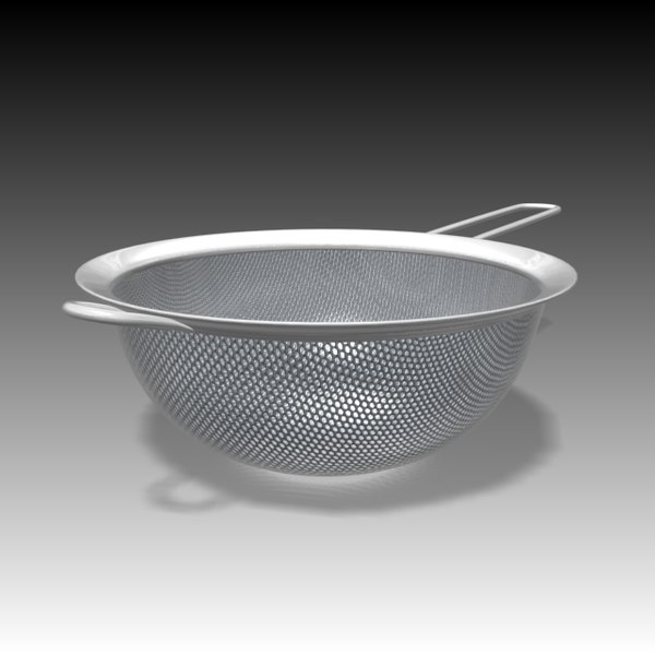 kitchen sieve 3d max