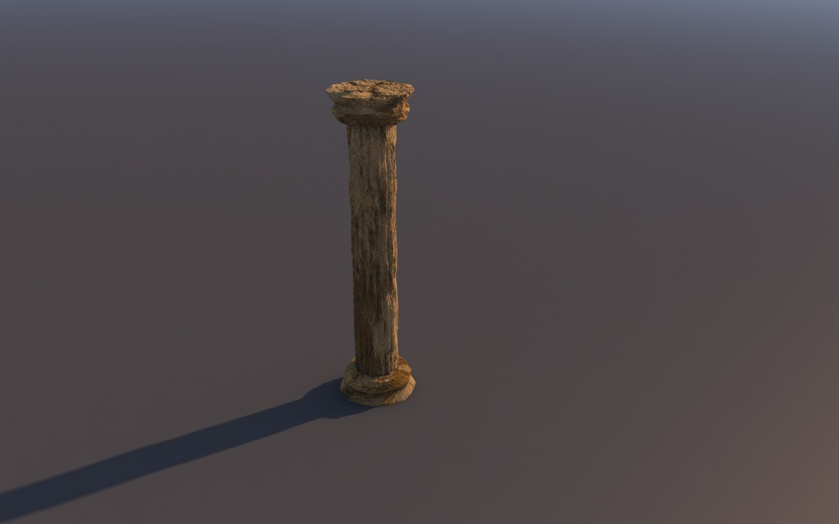 3d Model Ancient Columns
