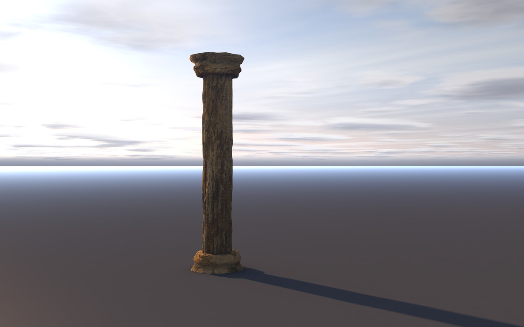 3d Model Ancient Columns