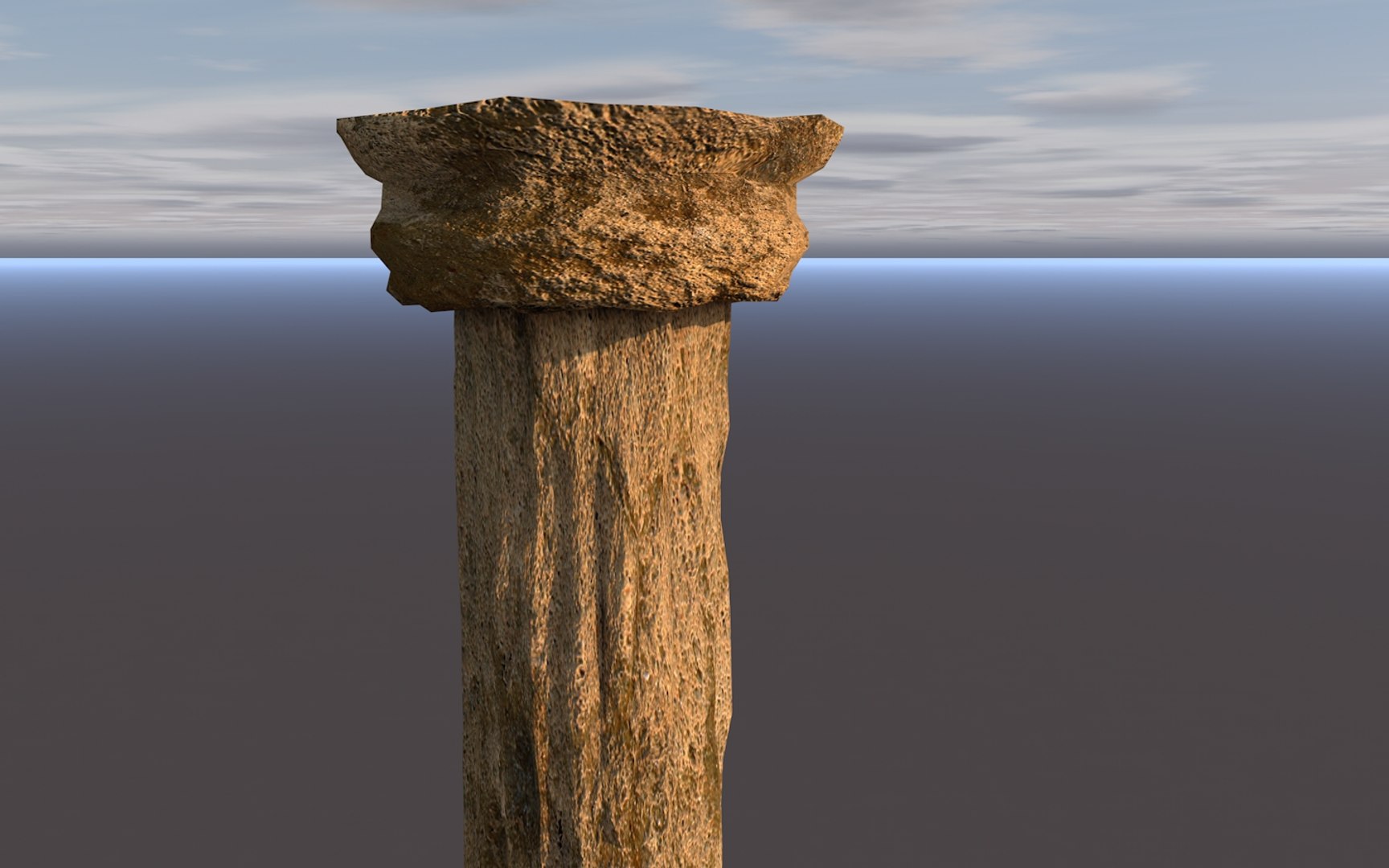 3d Model Ancient Columns