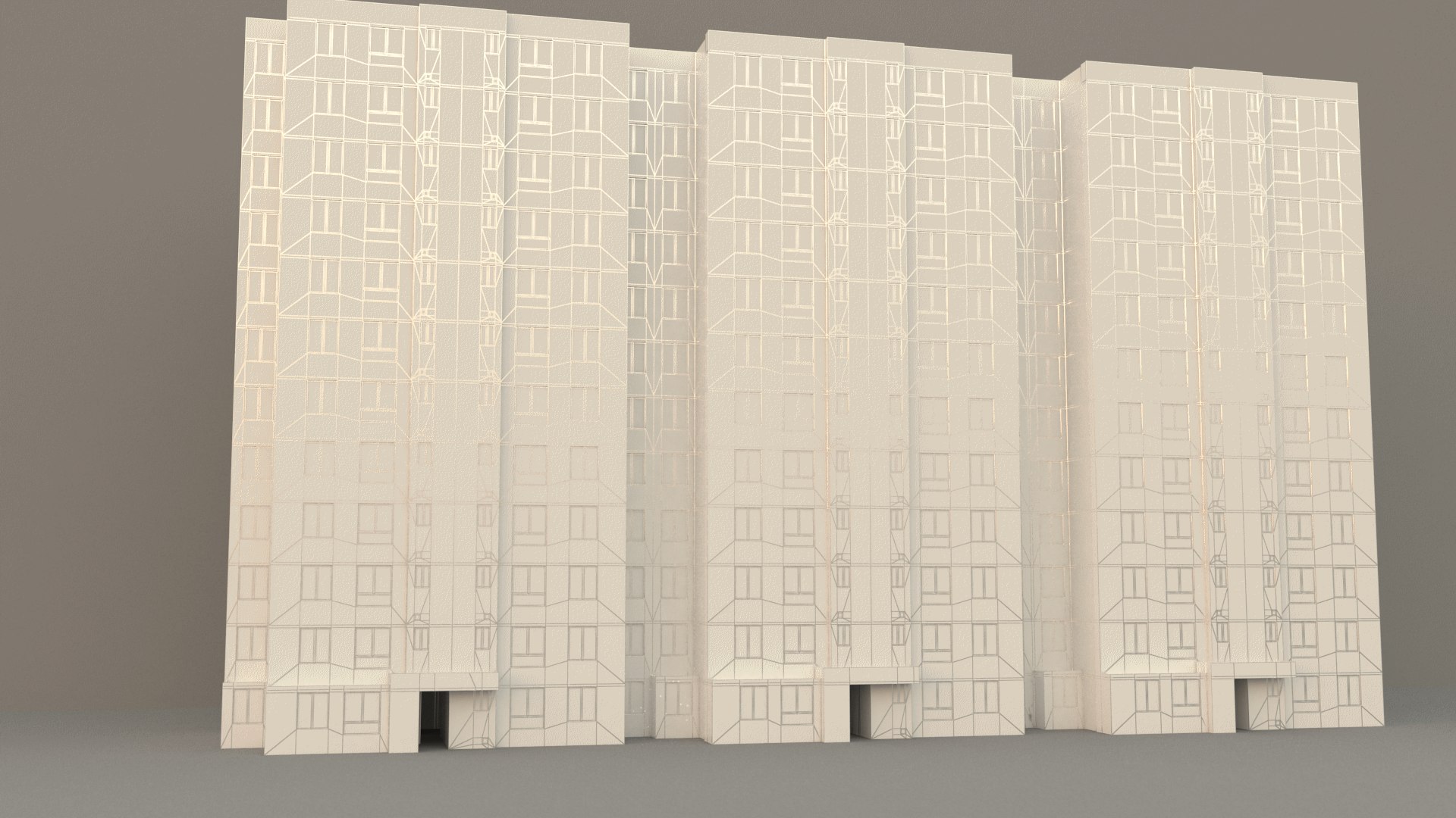 Torres Dobles SMR 3D Model - TurboSquid 2303668