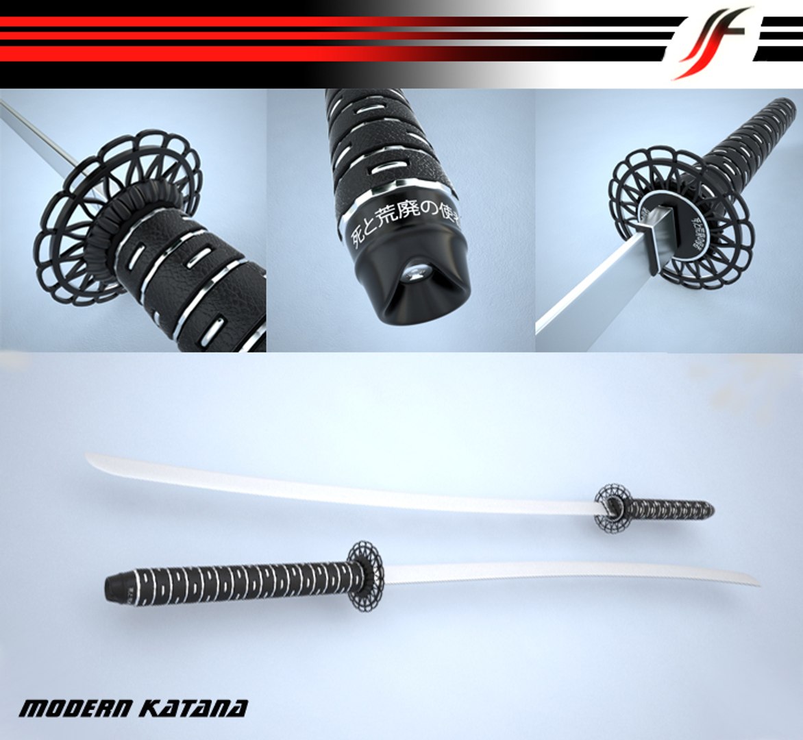 3d Modern Katana