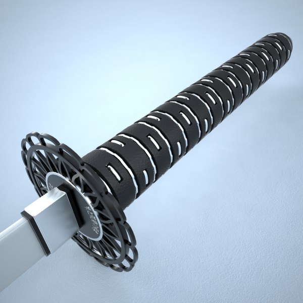 3d modern katana