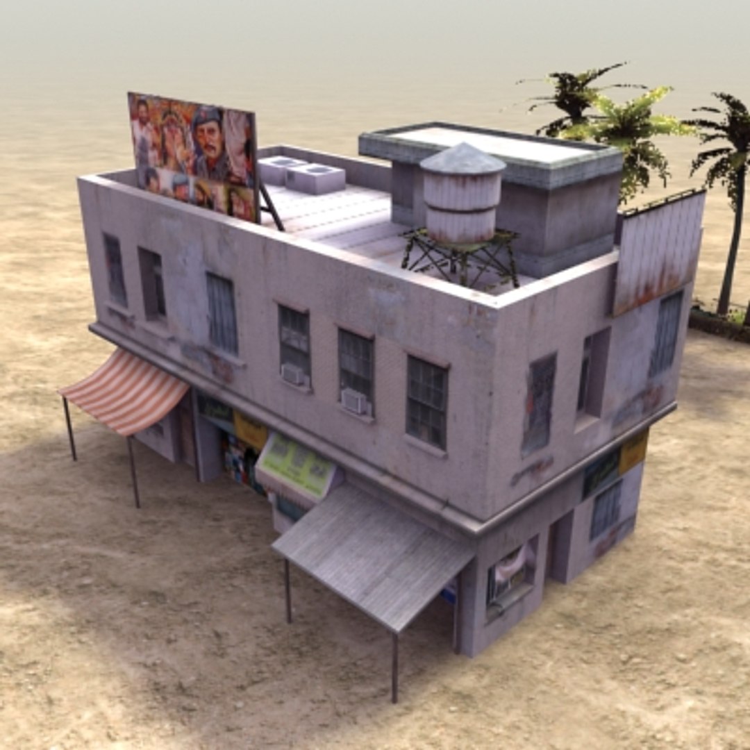 3d building souk medina