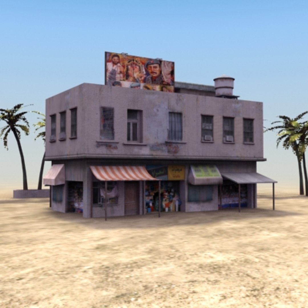 3d building souk medina