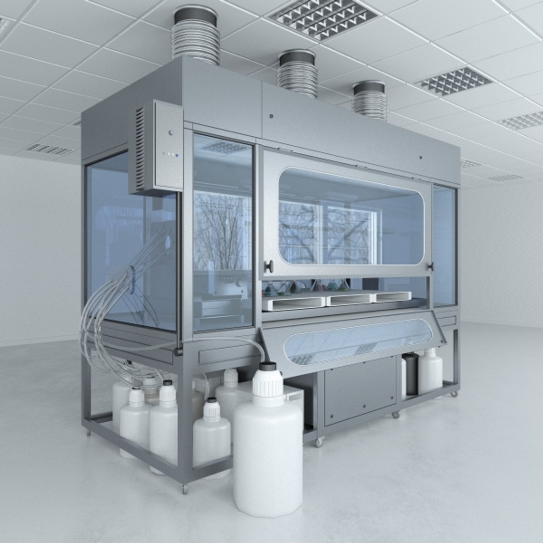 3D Model Lab Furniture Typical Set - TurboSquid 1168316