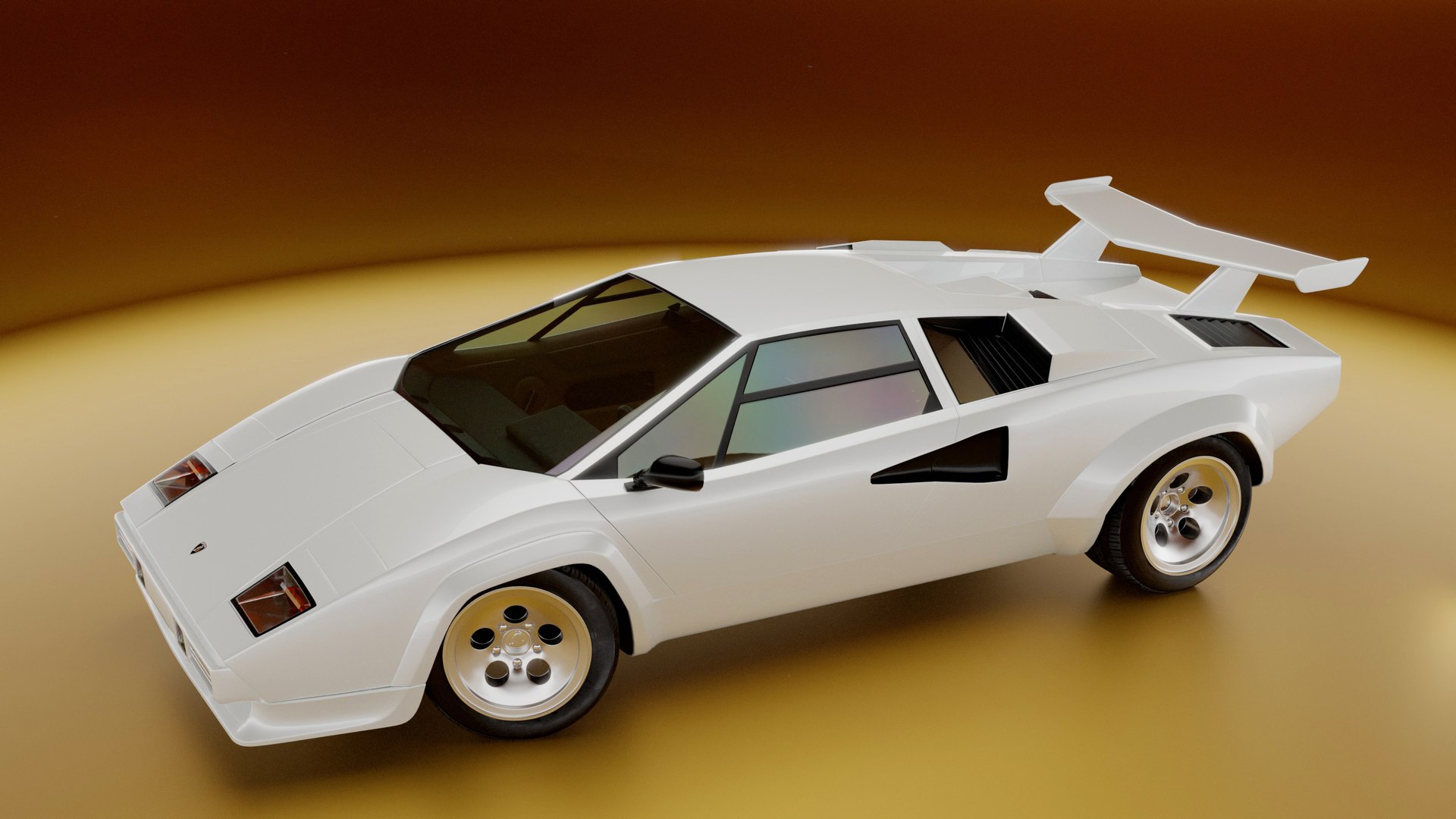 1987 Lamborghini Countach 5000QV 3D - TurboSquid 2171591