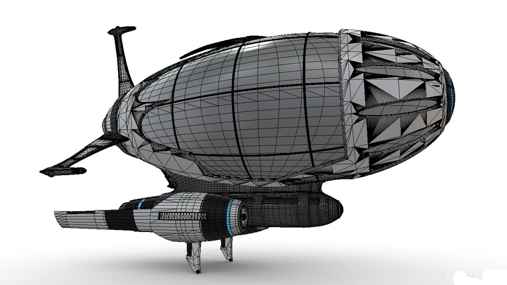 3D Anime Spaceship model - TurboSquid 2106347