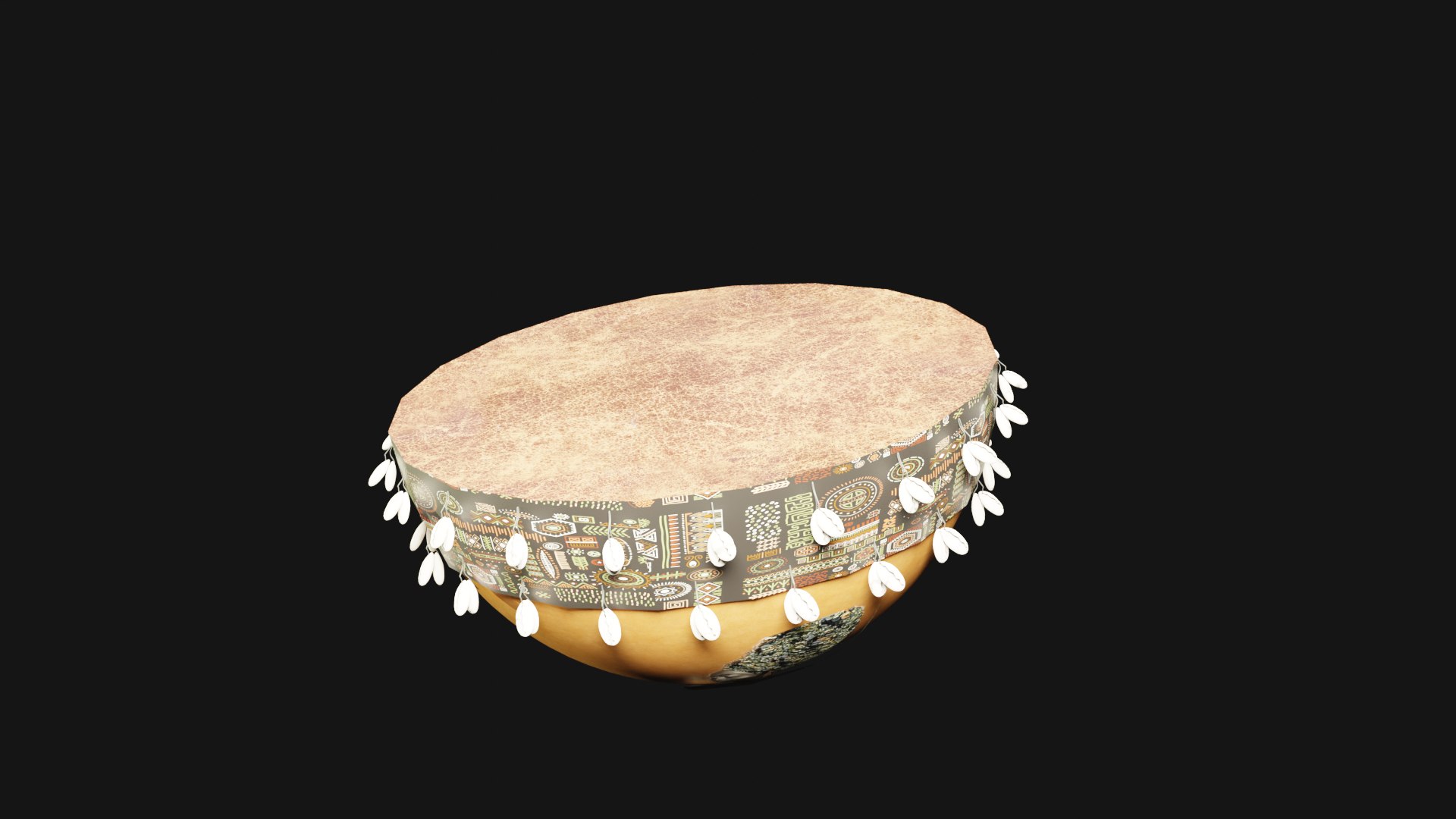 Castagnette African 3D Model - TurboSquid 2211385