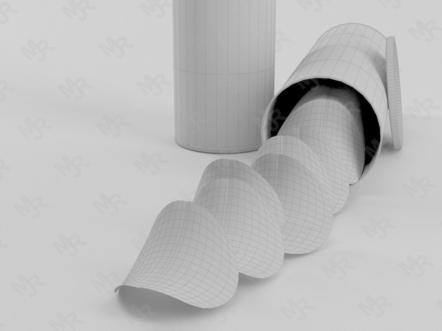 Potato Chips 3D Model - TurboSquid 1221674