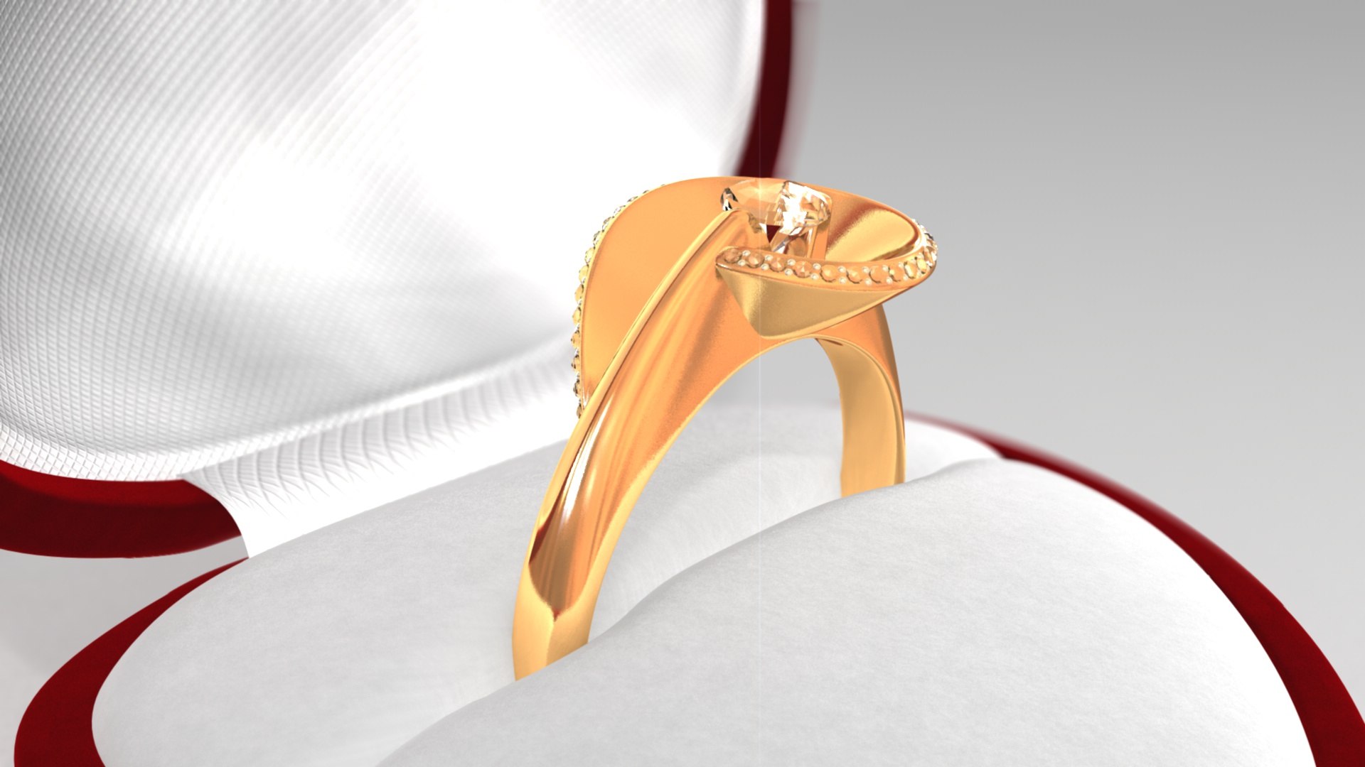 Engagement Ring 3D Model - TurboSquid 2036871