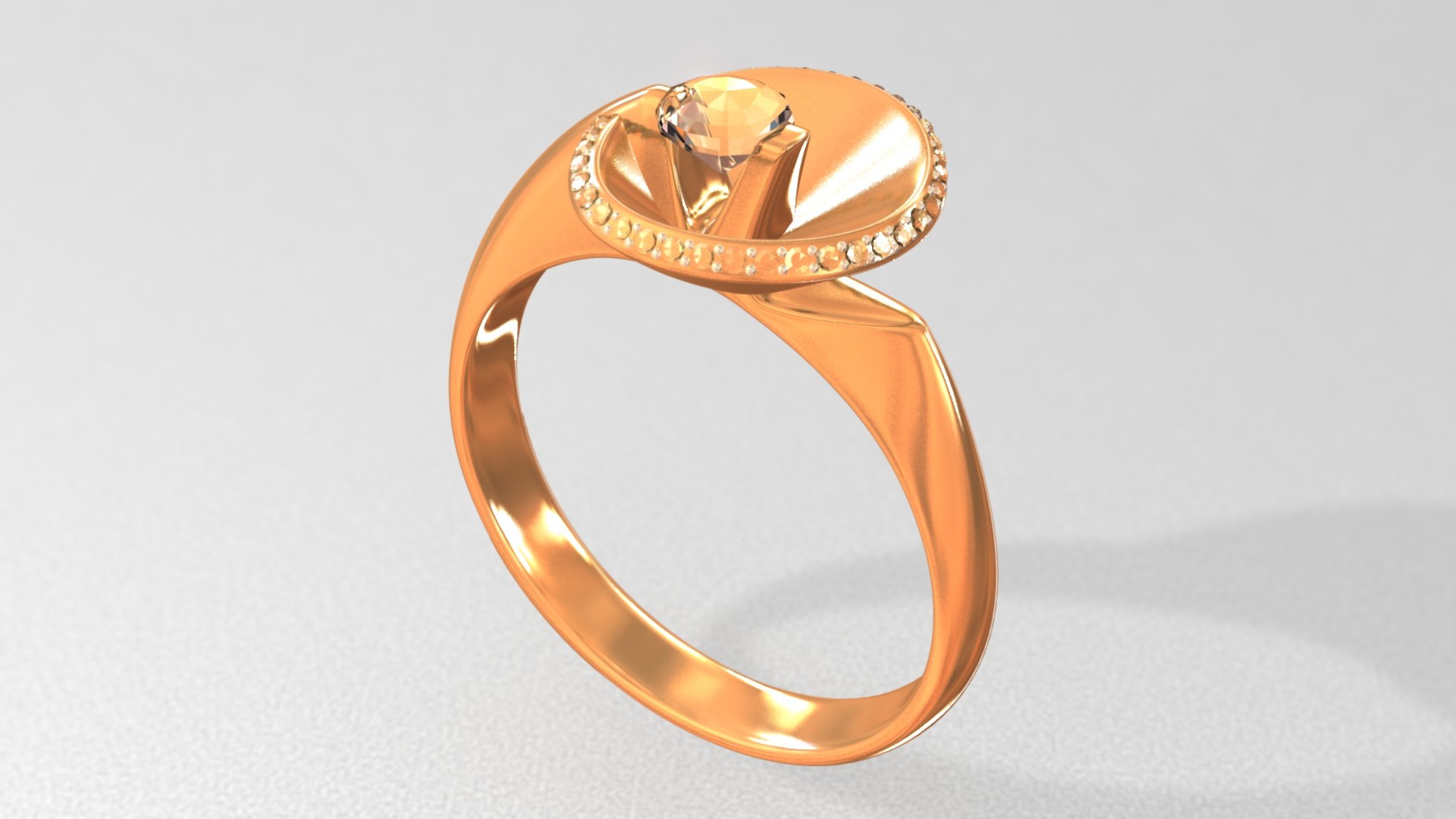 Engagement Ring 3D Model - TurboSquid 2036871