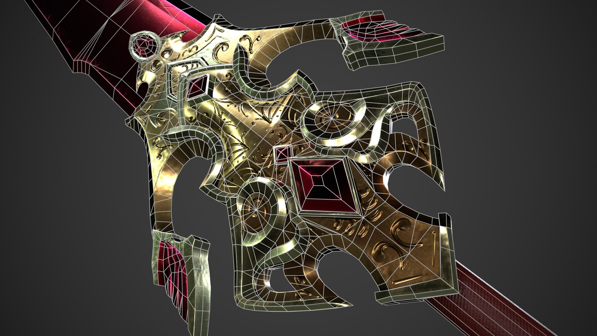 Fantasy Dagger 3D model - TurboSquid 2133360