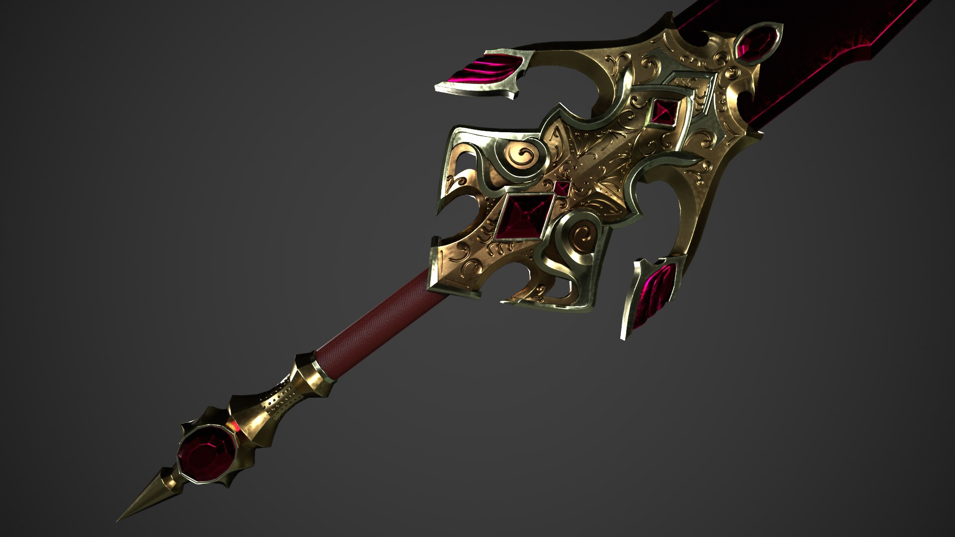 Fantasy Dagger 3D model - TurboSquid 2133360