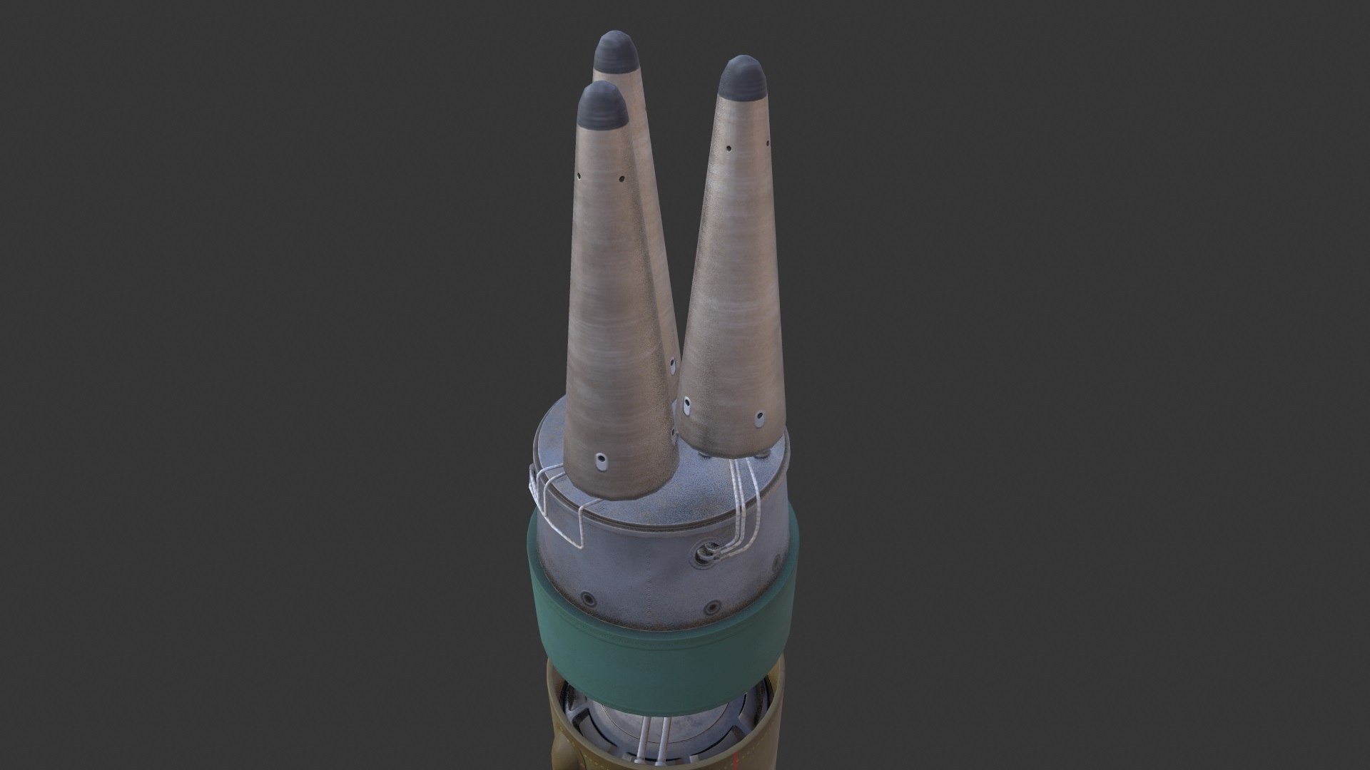 3D ICBM Minuteman 3 With Silo Model - TurboSquid 2077208