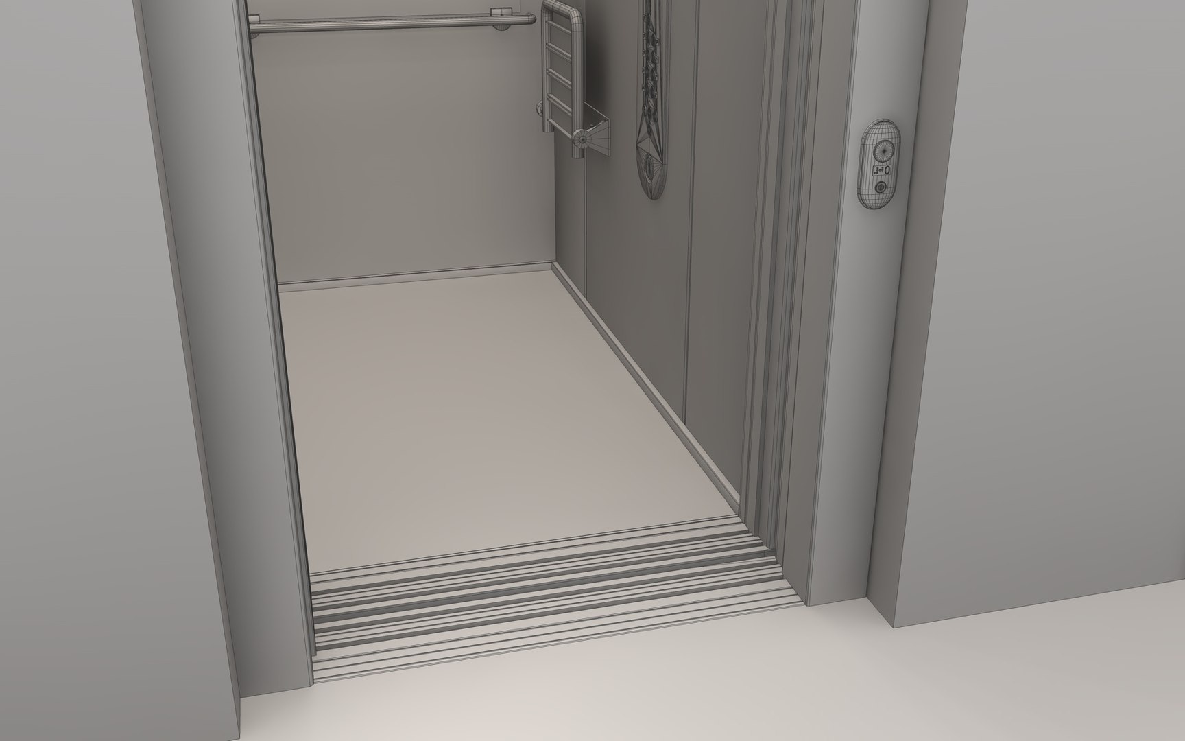 3ds Max Elevator Office Apartment Building