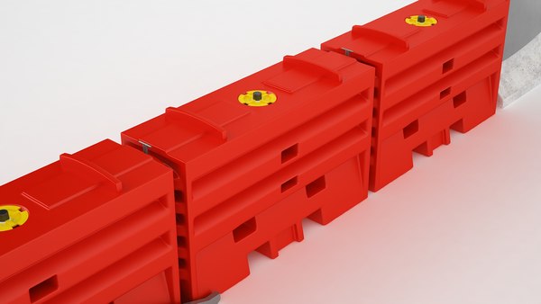 Traffix sled barrier 3D model - TurboSquid 1553521