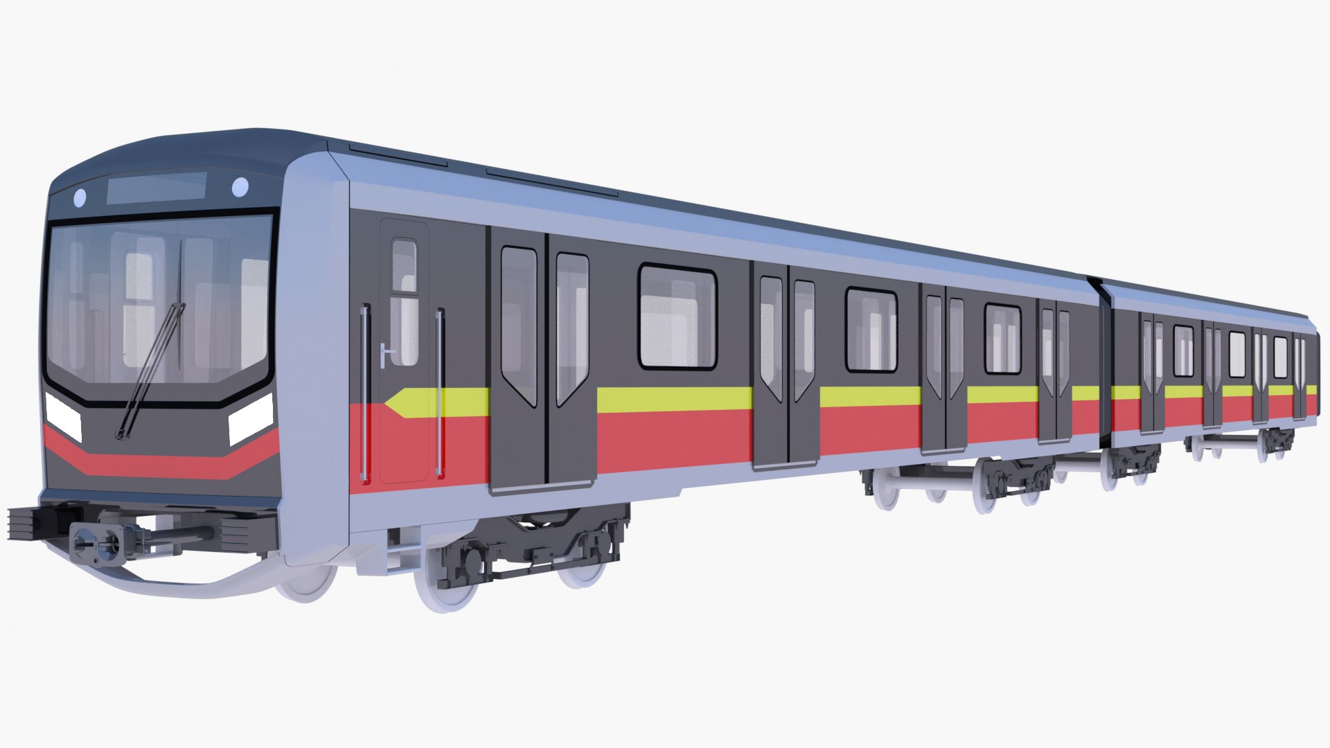 3D Model European Metro Trains - TurboSquid 2274632