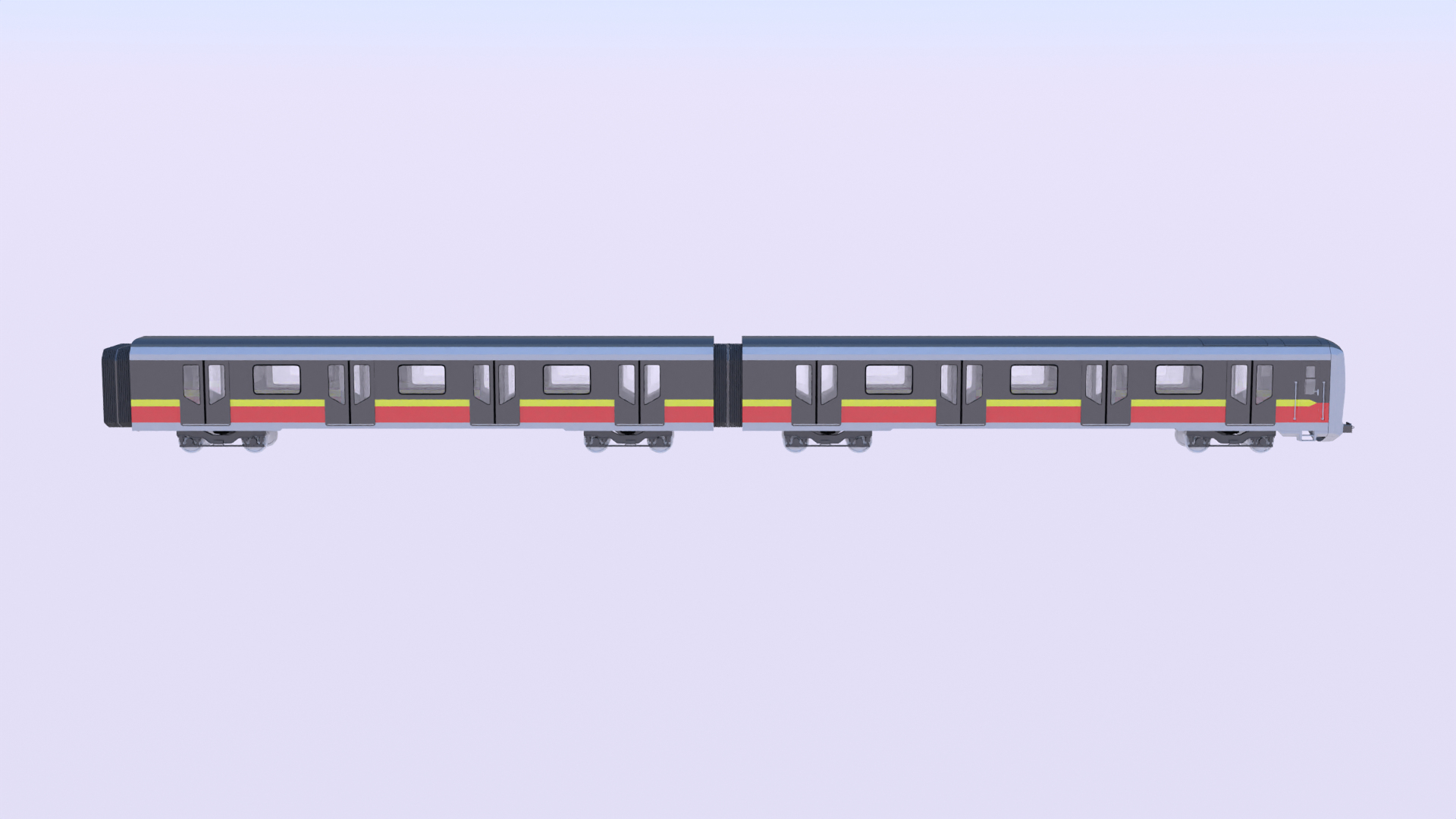 3D Model European Metro Trains - TurboSquid 2274632