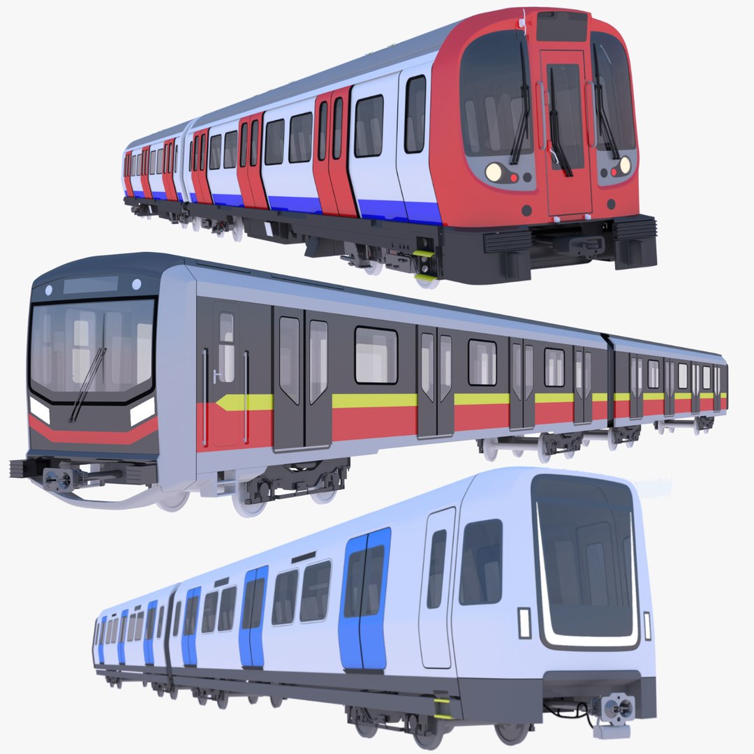 3D Model European Metro Trains - TurboSquid 2274632