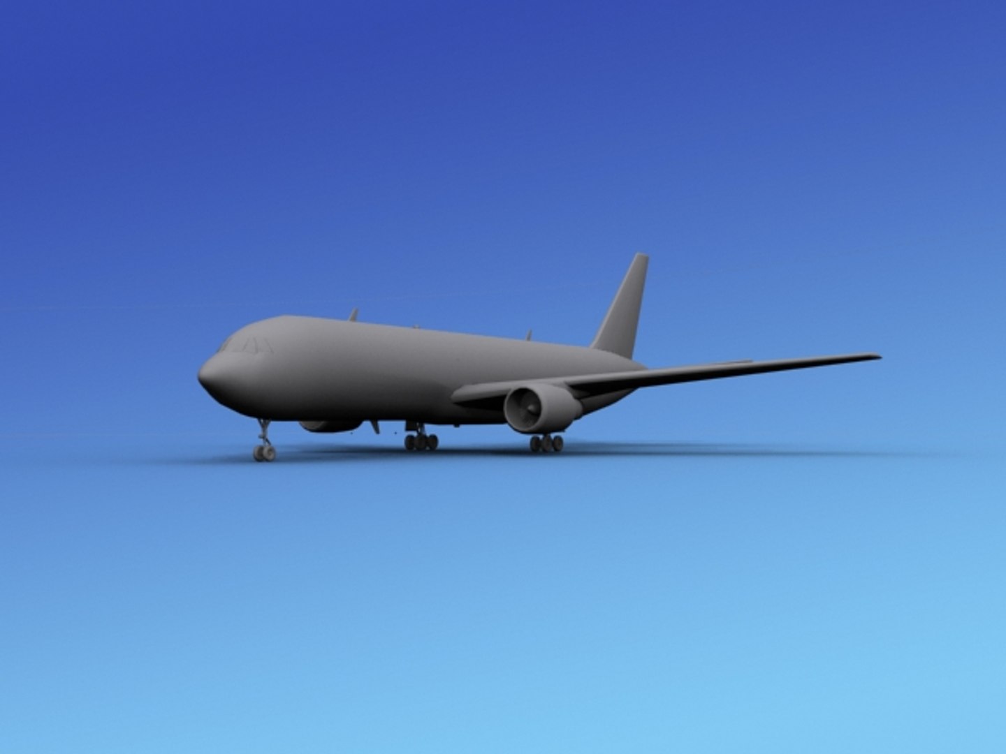 3d Airlines Boeing 767 767-300 Model