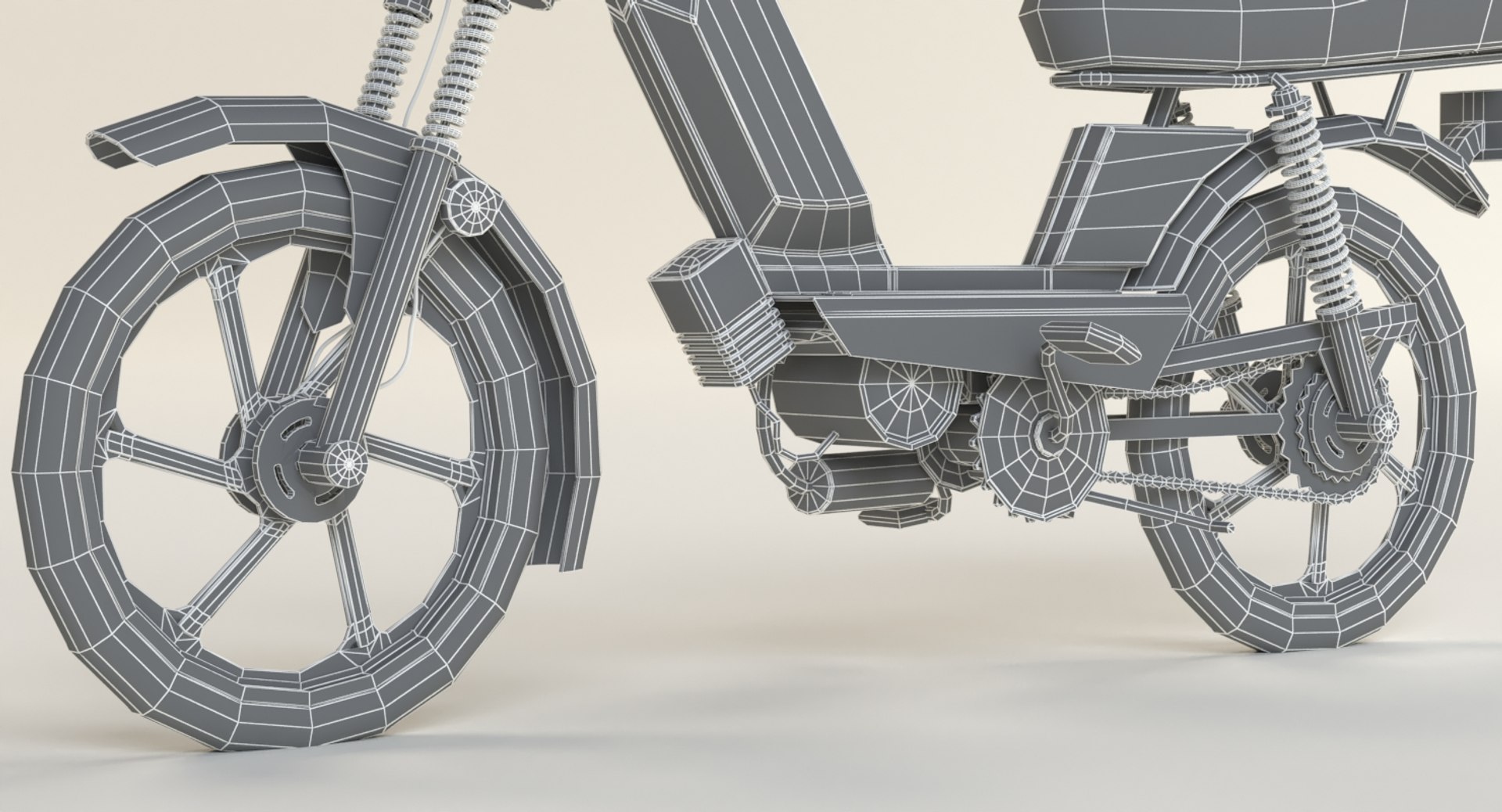 Moped Bike 3D Model - TurboSquid 1433002