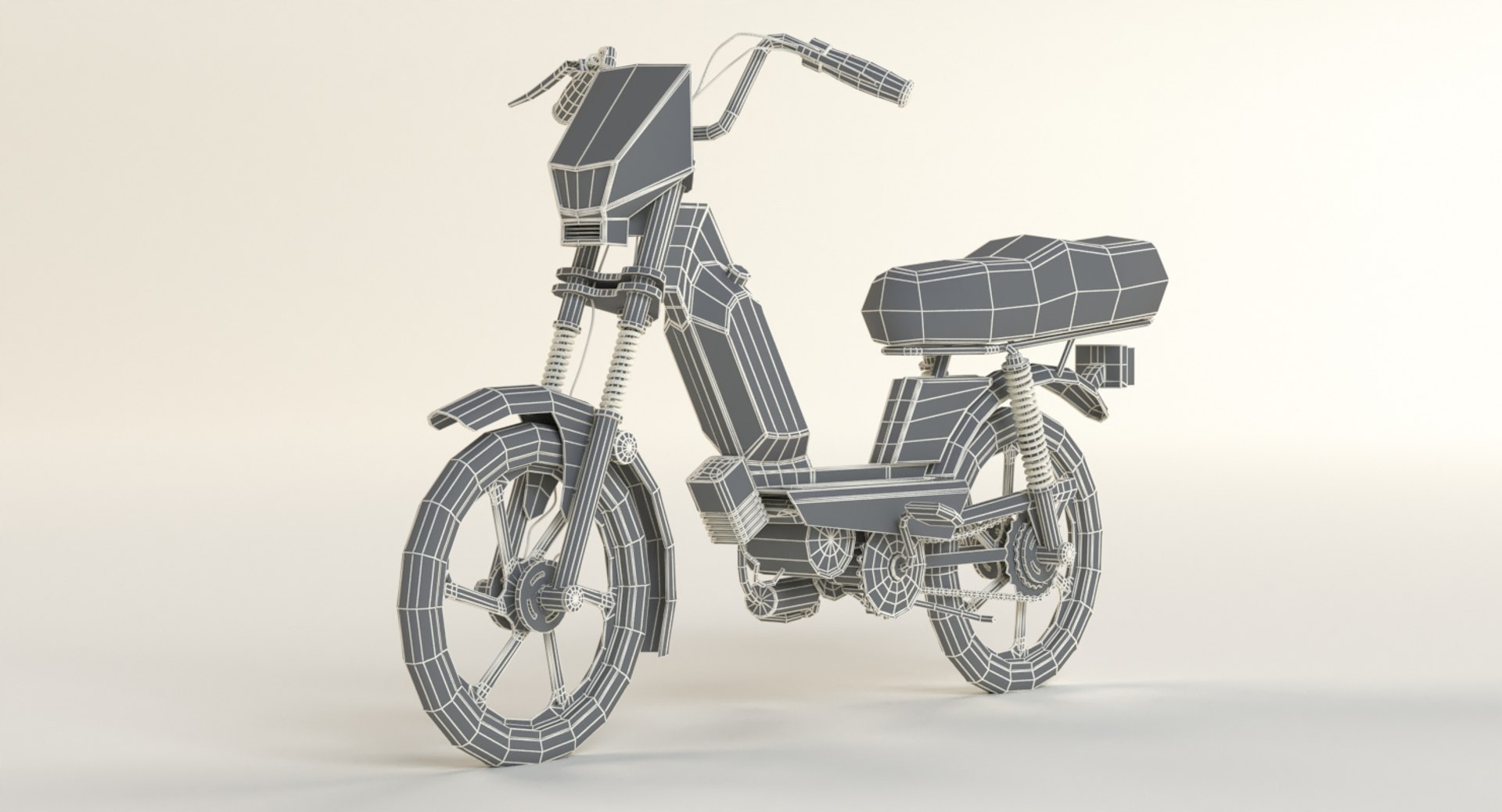 Moped Bike 3D Model - TurboSquid 1433002