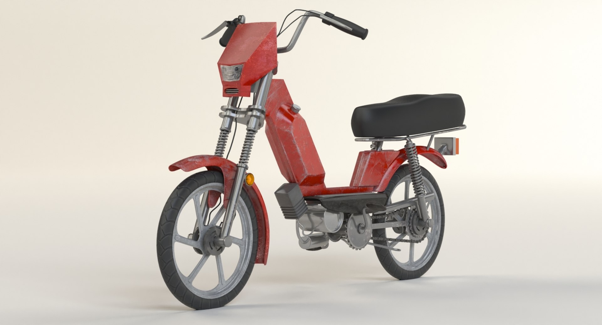 Moped Bike 3D Model - TurboSquid 1433002