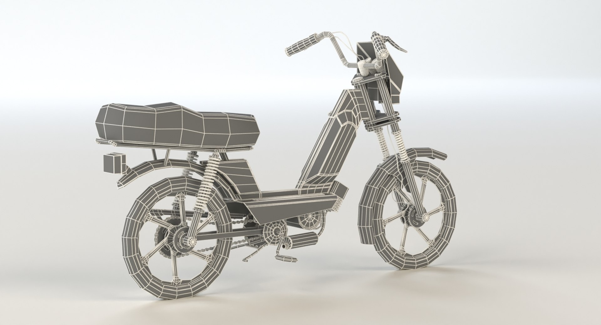 Moped Bike 3D Model - TurboSquid 1433002