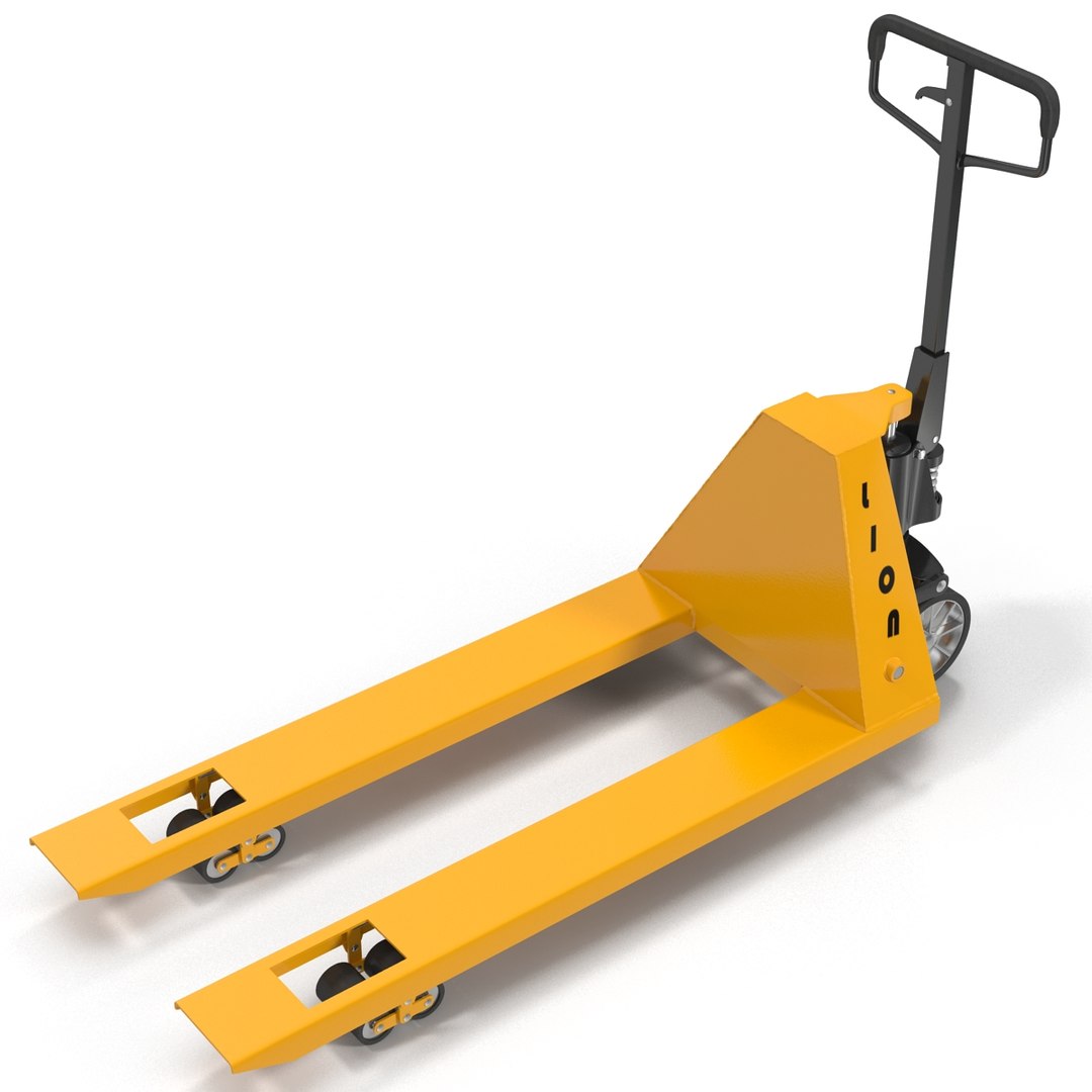 pallet jack plastic 2 3d 3ds