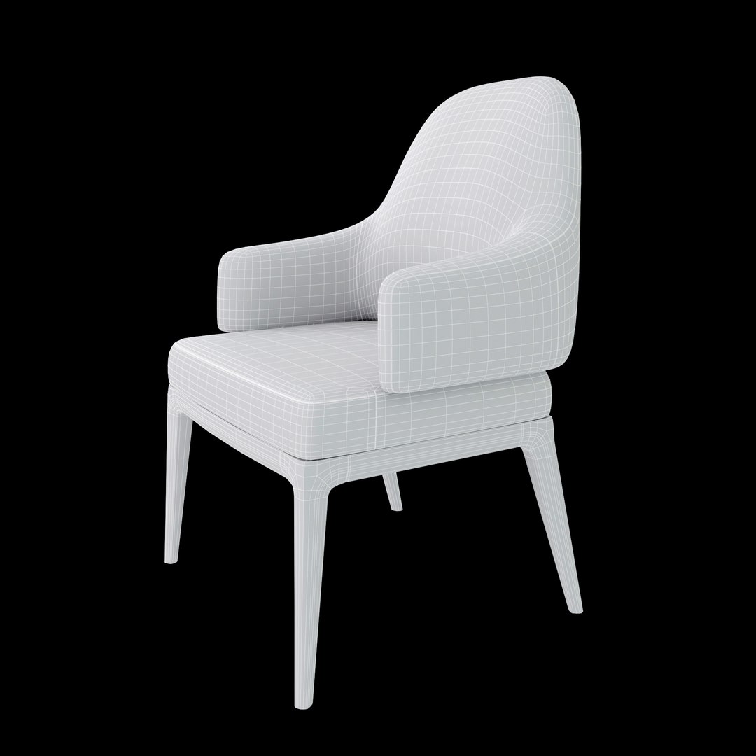 Chair Enfold Dining Model - TurboSquid 1659887