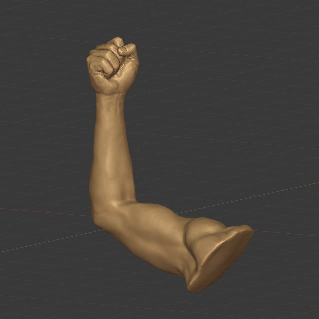 3D Figurine Arm Model - TurboSquid 1696226